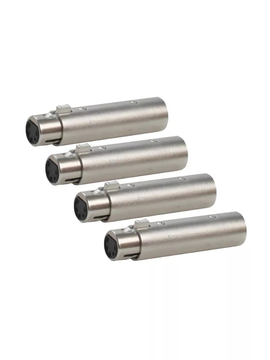 Переходник XLR XLR 3P - 5P, 4 шт AD350