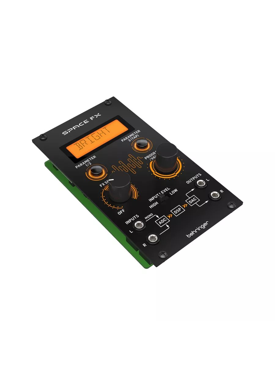 Модуль процессора стереоэффектов SPACE FX 32 алгоритма