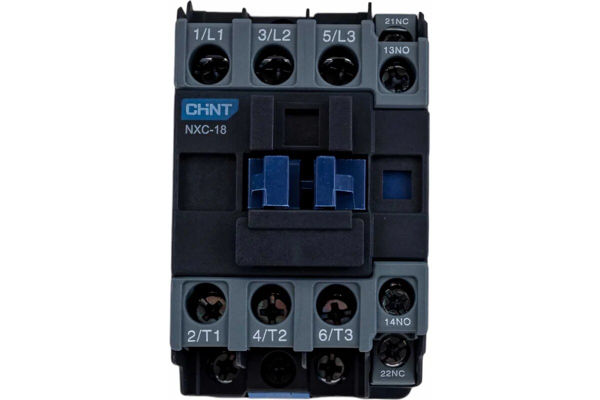 CHINT NXC-18 Контактор 18A 220В AC-3 1НО+1НЗ 50Гц (R) 836904 для электрических панелей