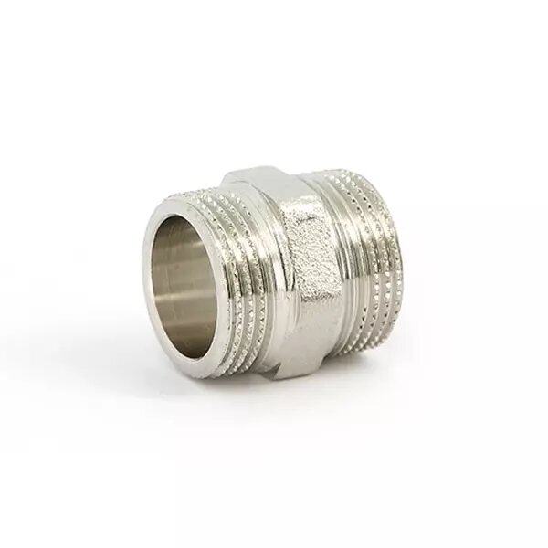 Ниппель 3/4" латунь никелир. STI