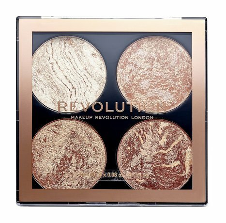 Revolution Makeup 4-in-1 Cheek Kit Хайлайтер для лица 4-в-1 | Don’t Hold Back 100мл