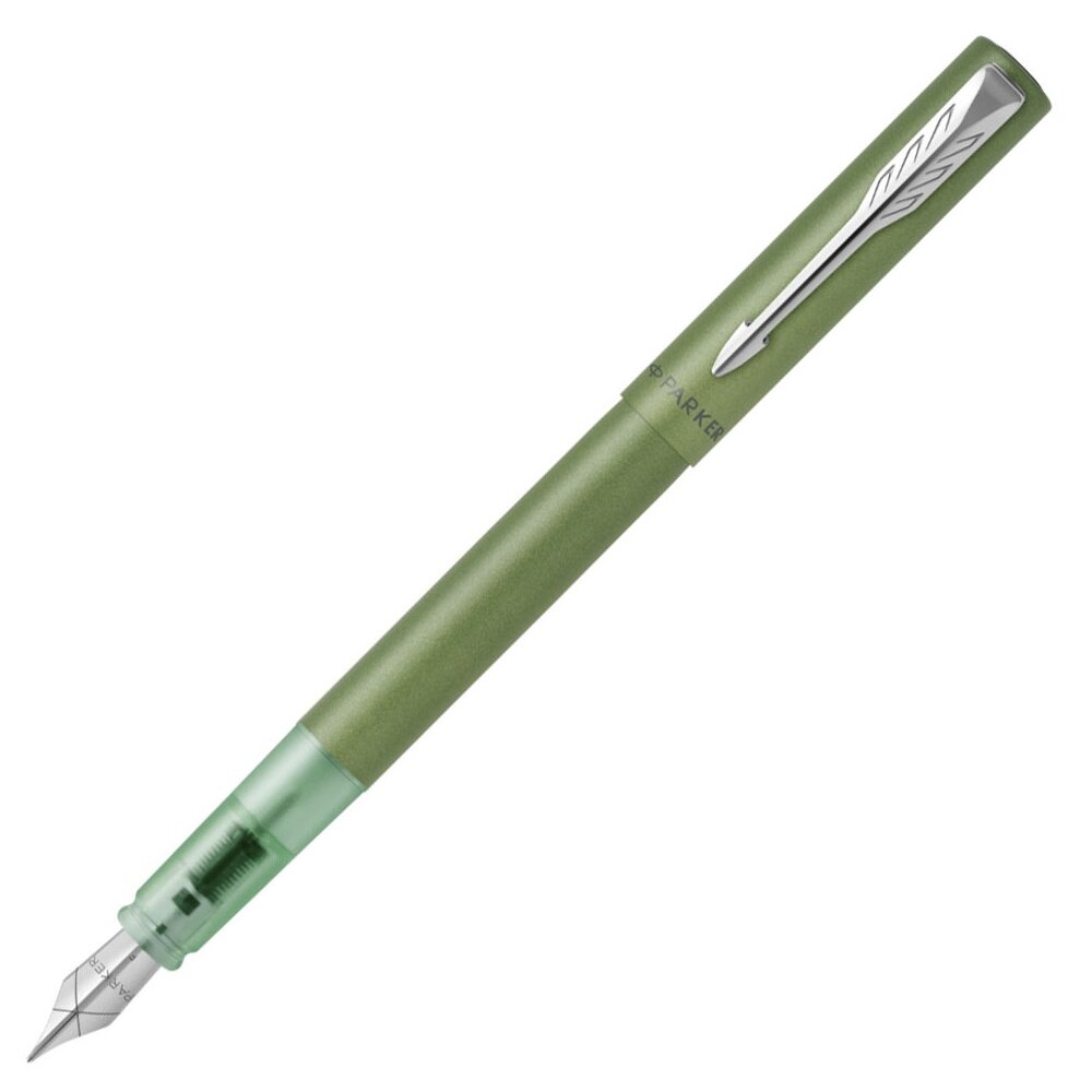 Parker 2159762 Ручка перьевая parker vector xl f21, green ct (перо f)