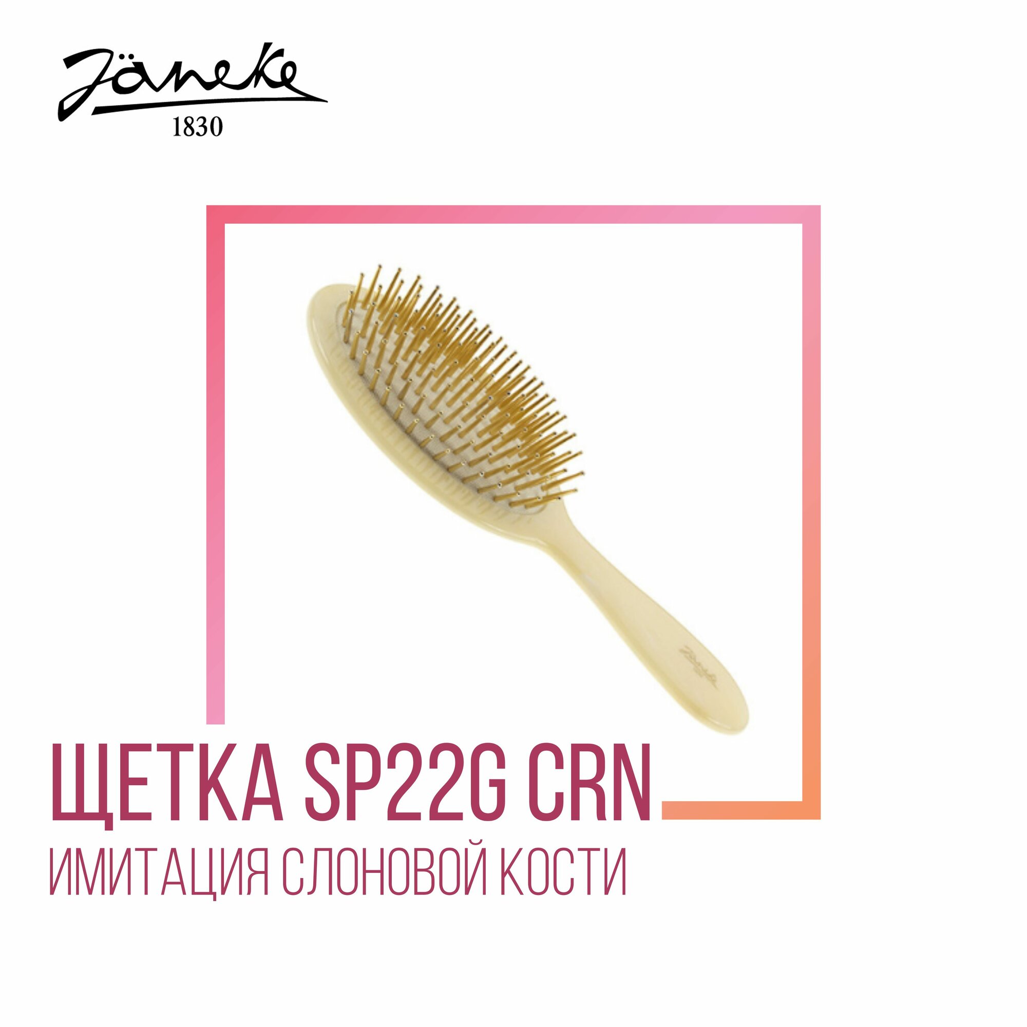 JANEKE Щетка для волос SP22G CRN