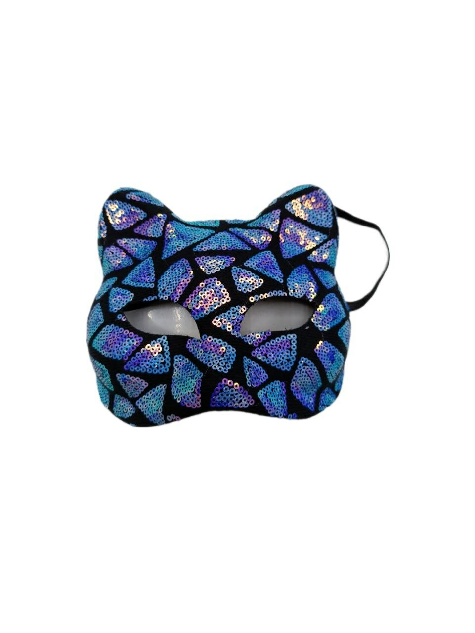 Маска карнавальная «Блики неона», кошка , микс (фиолет, синий, розовый)