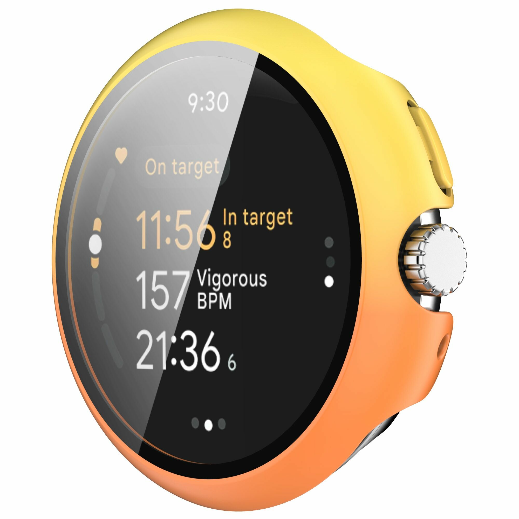 Чехол на умные часы Google Pixel Watch 3 41mm/45mm - Противоударный тонкий бампер с защитой от повреждений, грязи и отпечатков