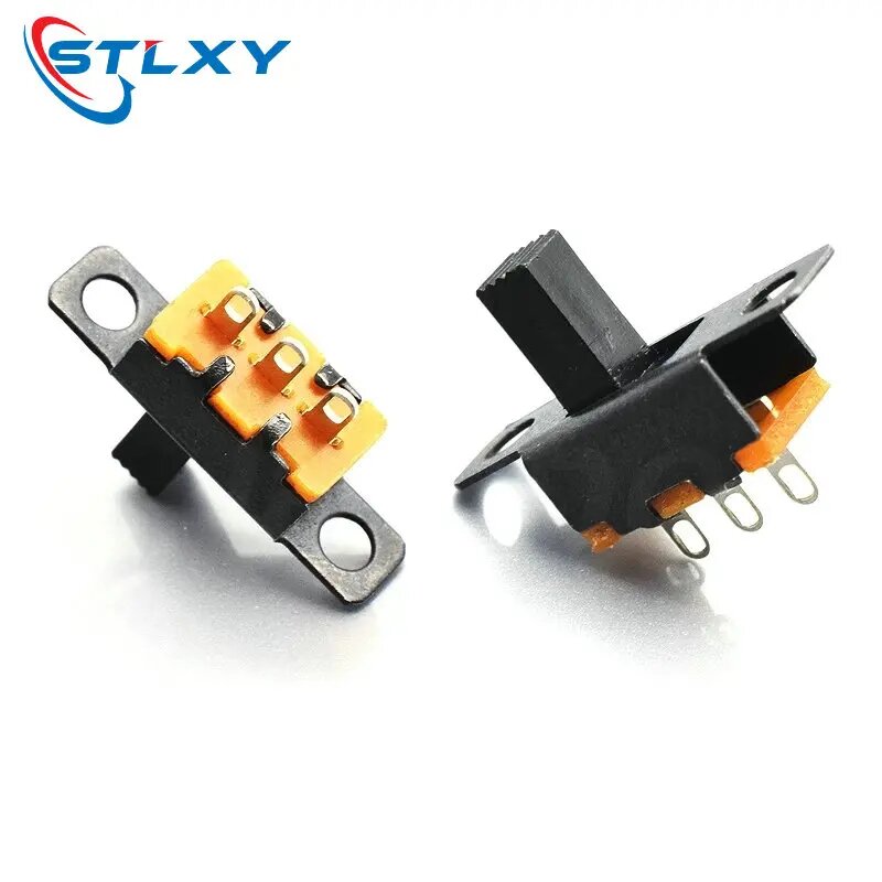 Переключатели Stlxy 20 шт, черные, пластиковые, SPDT
