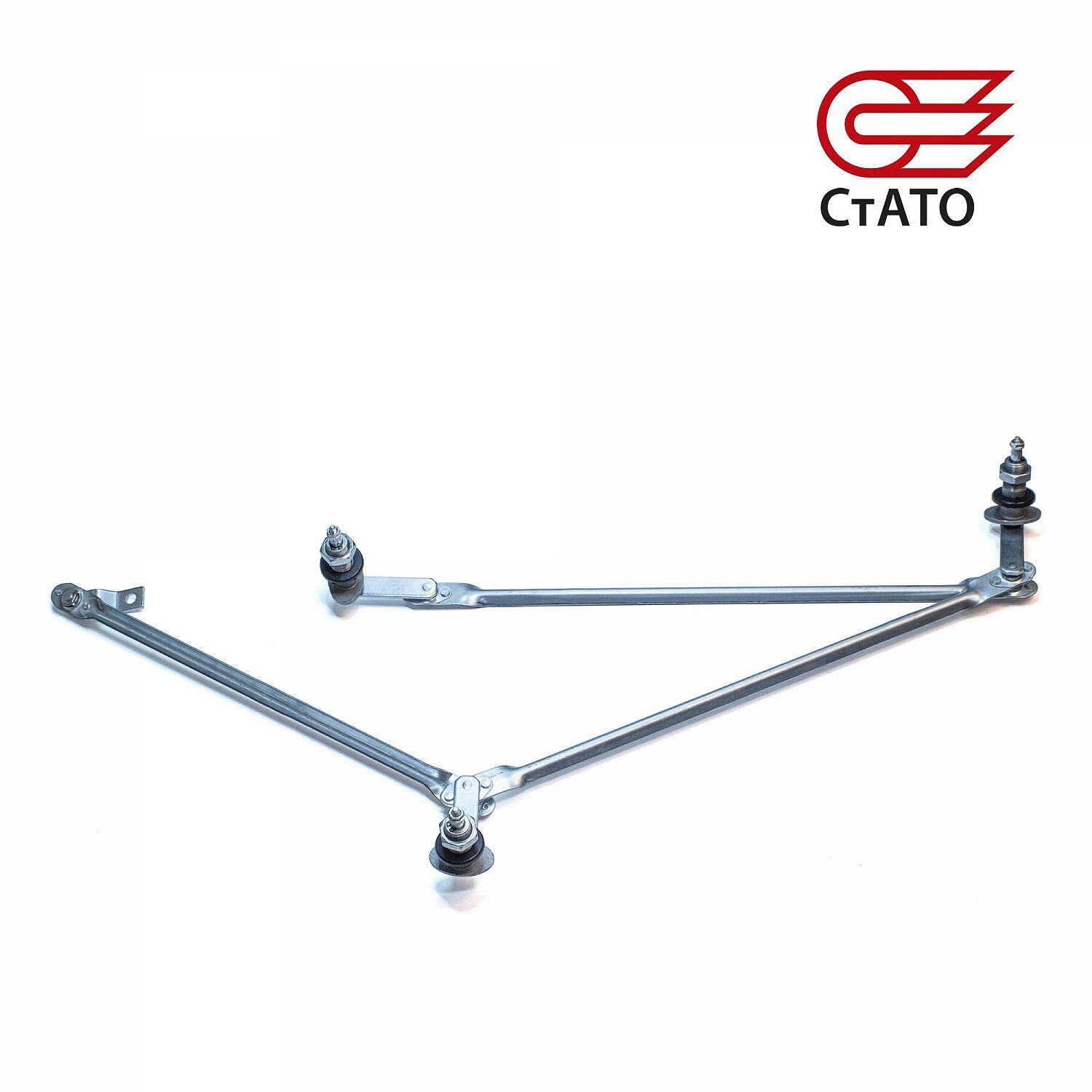 Трапеция СтАТО 272.5205500, для КамАЗ, 3-щеточный, сталь, цинк, серебристая