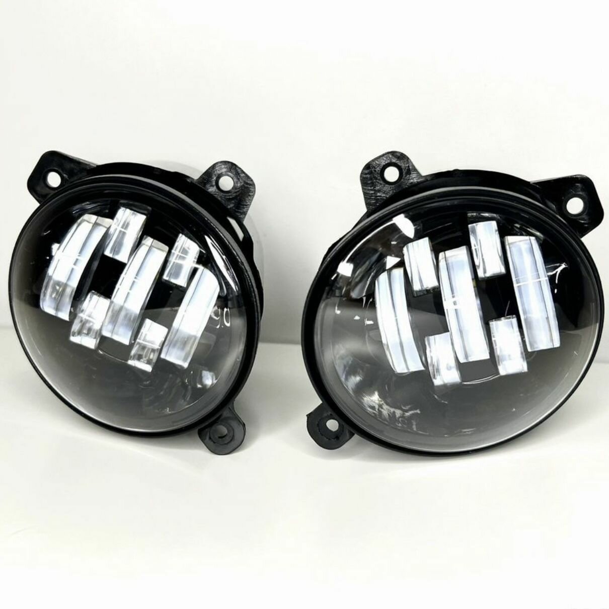 Фары противотуманные LED Lada Granta, Kalina, Largus / Гранта, Калина, Ларгус 70w, 7 линз, 6000K (2 шт.)