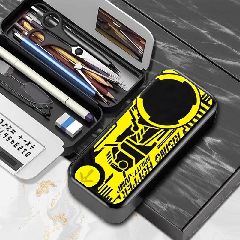 Канцелярская коробка Kamen Rider 2024, для периферии, ярко-желтая