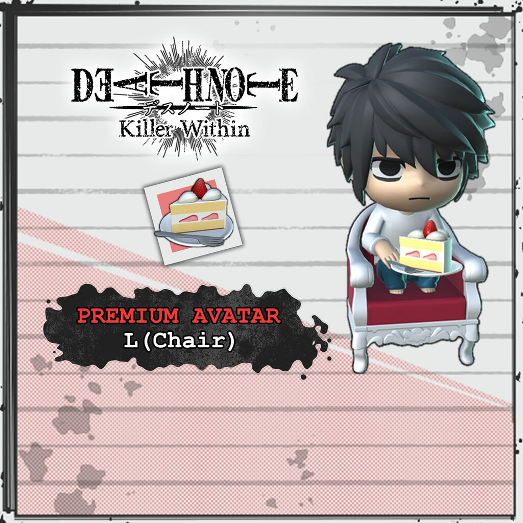Дополнение DEATH NOTE Killer Within - Premium Avatar: L (Chair), цифровое издание PlayStation 5, регион Турция / код пополнения баланса