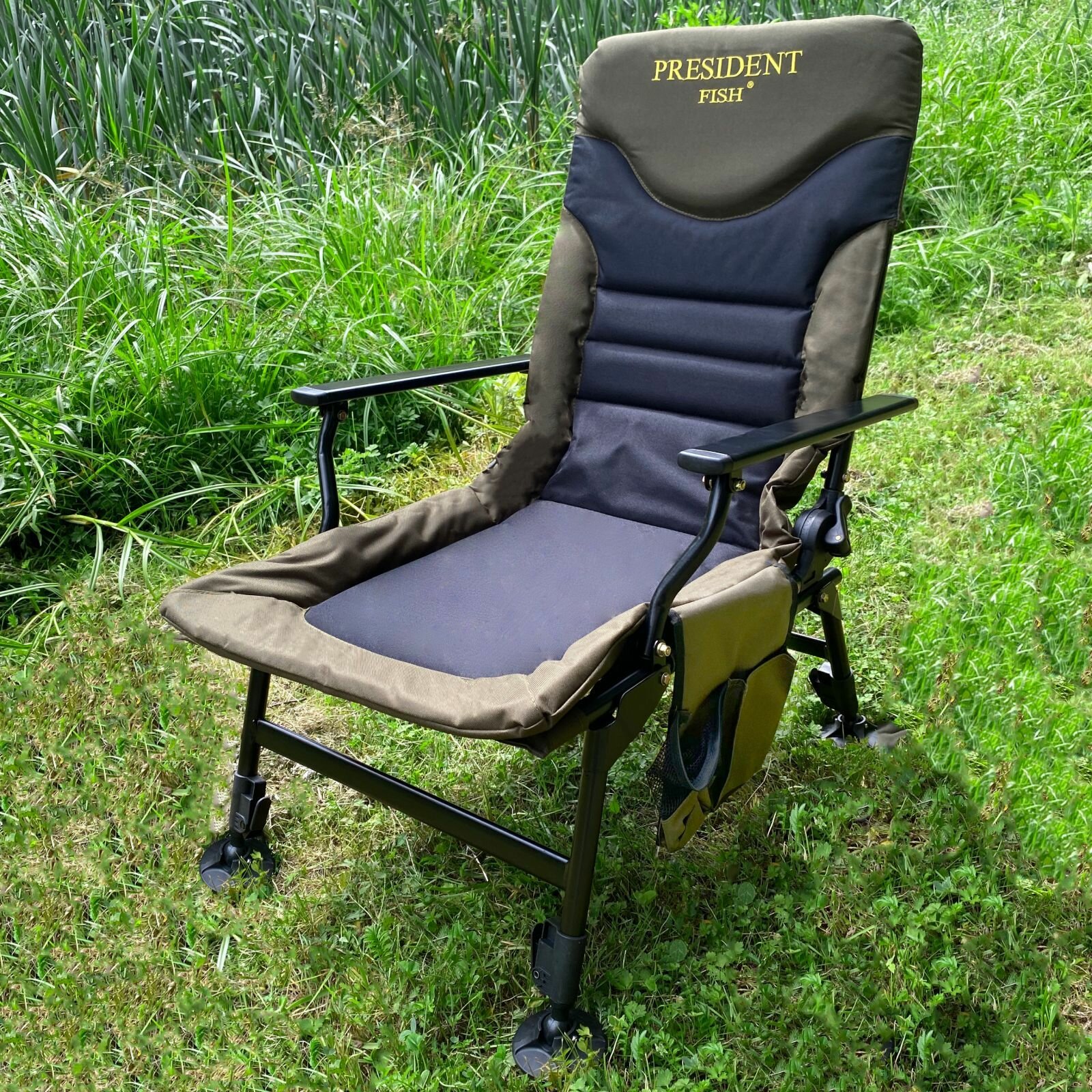 Стул складной туристический "President Fish", кресло карповое 8747 102