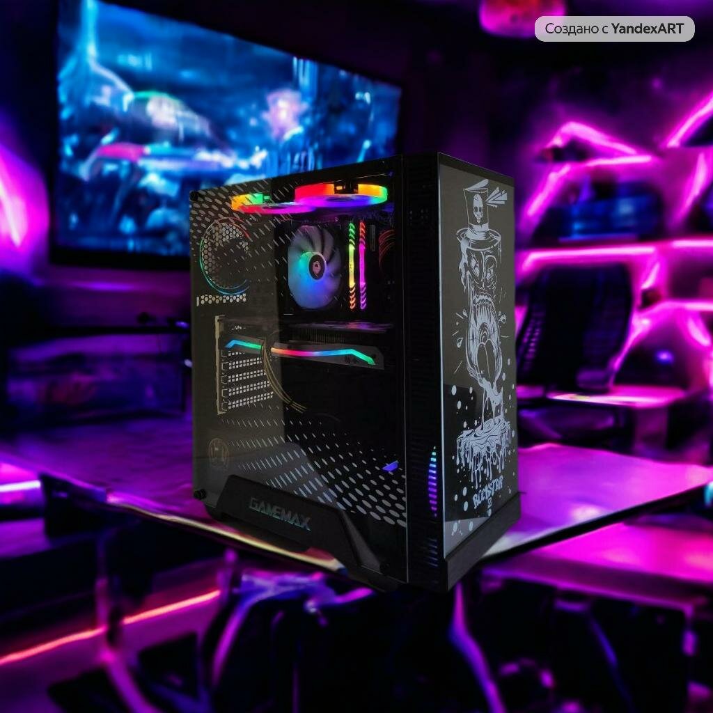 Мощный игровой компьютер (системный блок) ROCKSTAR Core i5 13400F 10ядер /32Gb/RTX5060Ti/512Gb+1Тб ssd/750W/Win 10 PRO