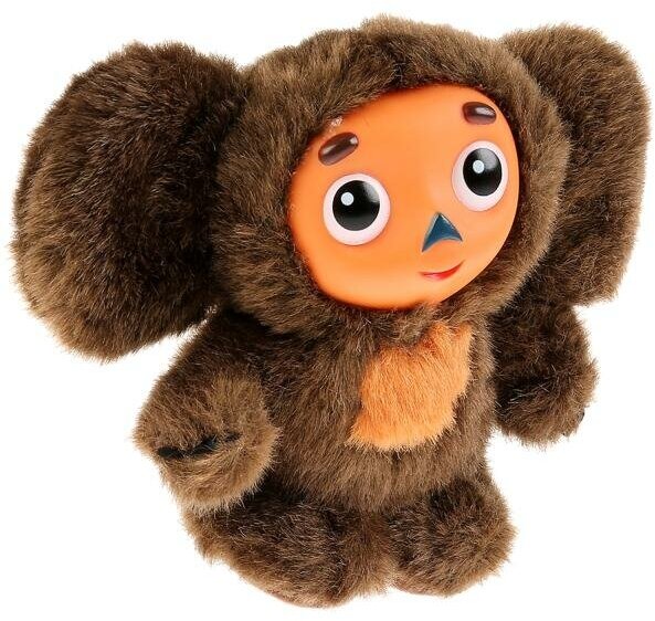 Мягкая игрушка Чебурашка и крокодил Гена Чебурашка 14см Мульти-Пульти без чипа.