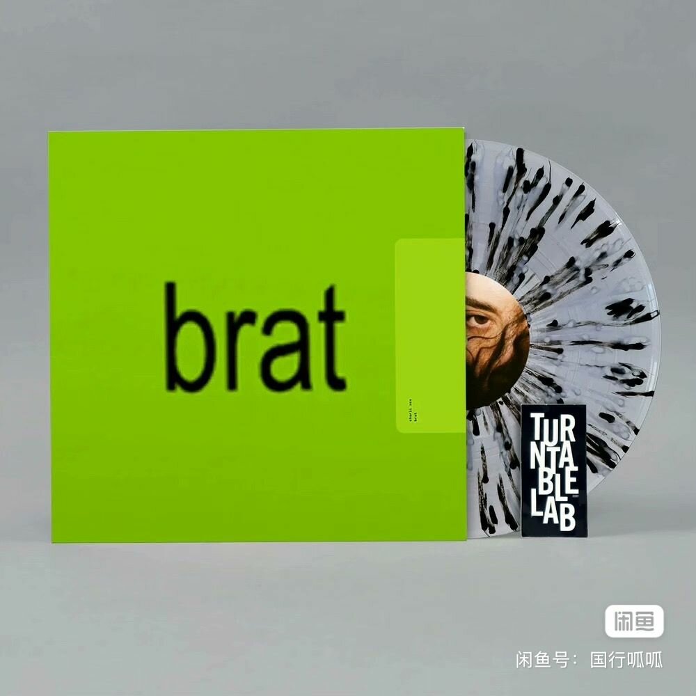 Виниловая пластинка Charli XCX - Brat Vinyl, LP, Album, Limited Edition, Clear w/ Pink Splatter