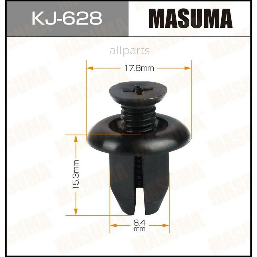 MASUMA KJ-628 Клипса универс. MASUMA KJ-628