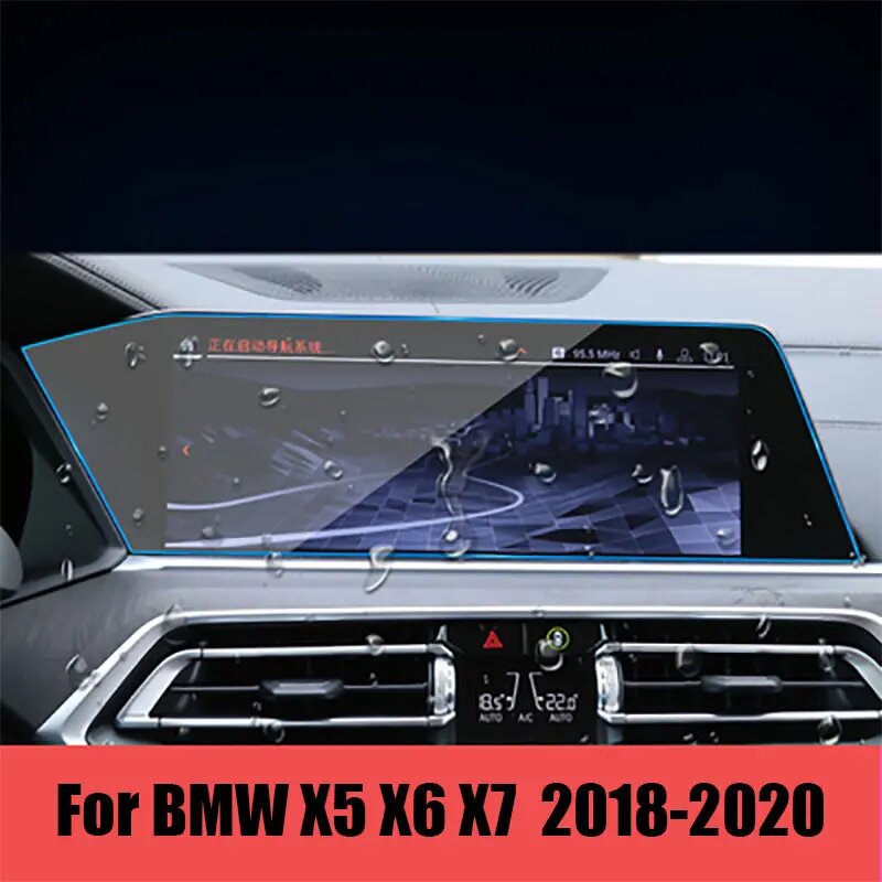 Для BMW X5 X6 X7 G05 G06 G07 2019 2020 закаленное стекло автомобильная GPS-навигация Navigation HD