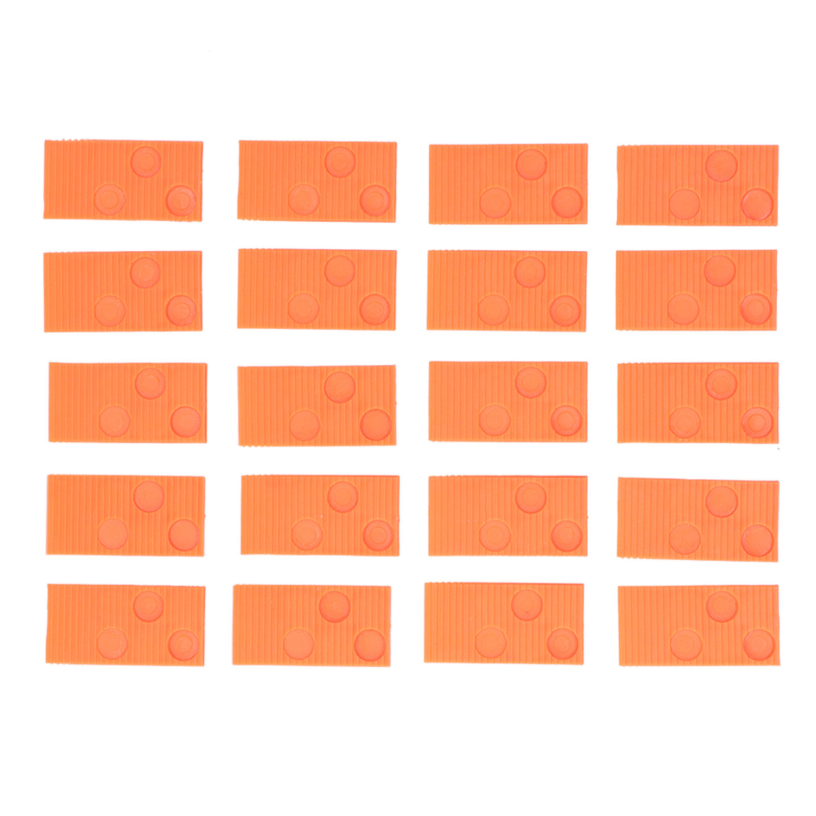 Набор из 20 инструментов для укладки напольного покрытия (плитка и ламинат), оранжевый.