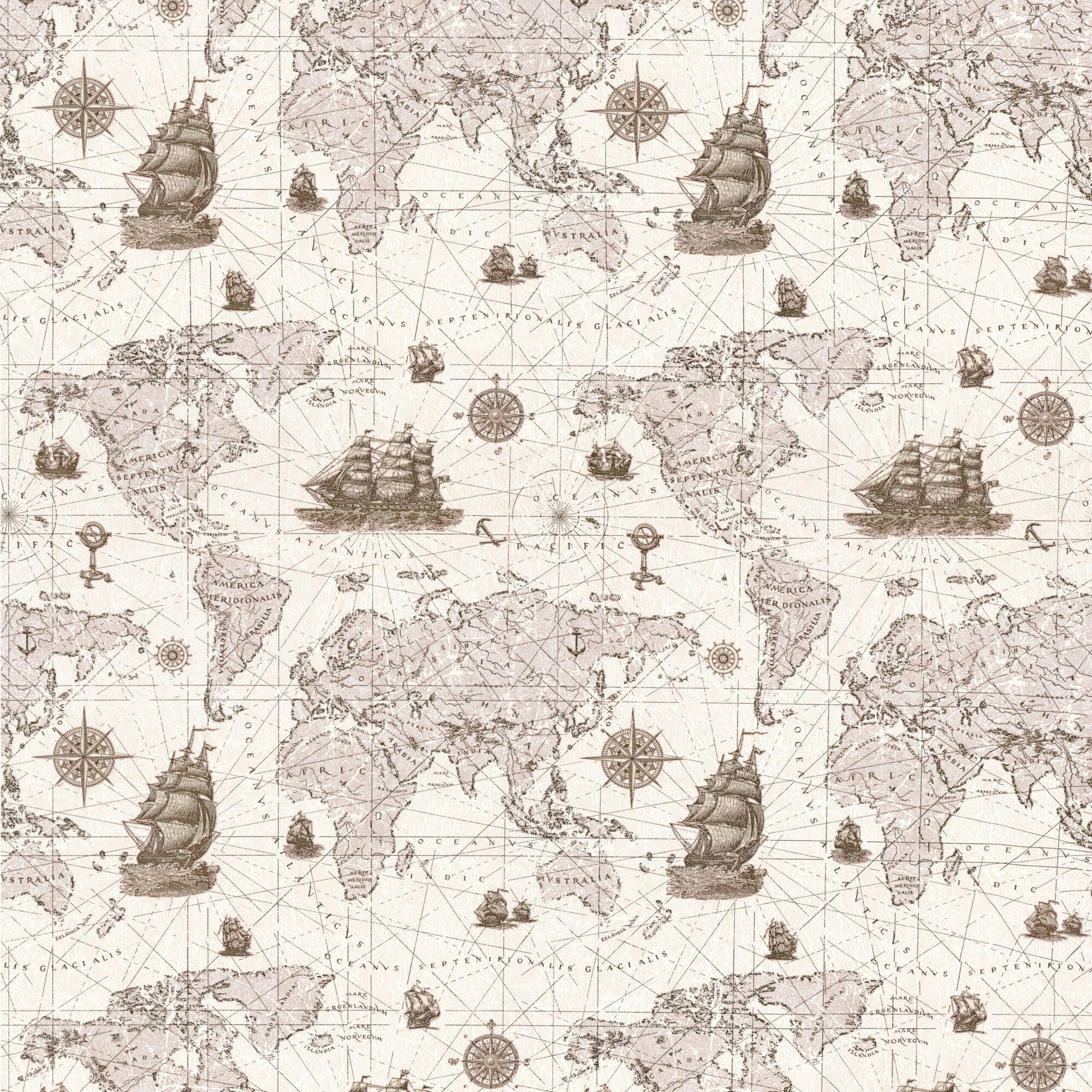 Обои VILIA WALLPAPER Колумб 1842-61 Винил на флизелине 10.05 м, 1.06 м — фото 1