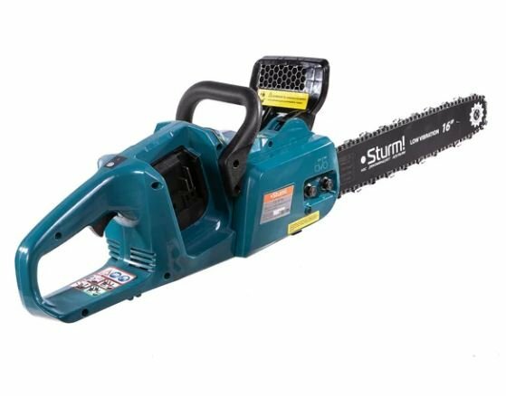 CSC3616BL Аккумуляторная цепная пила б/щ Sturm, 2x18x1BatterySystem, шина 40 см, без ЗУ и АКБ