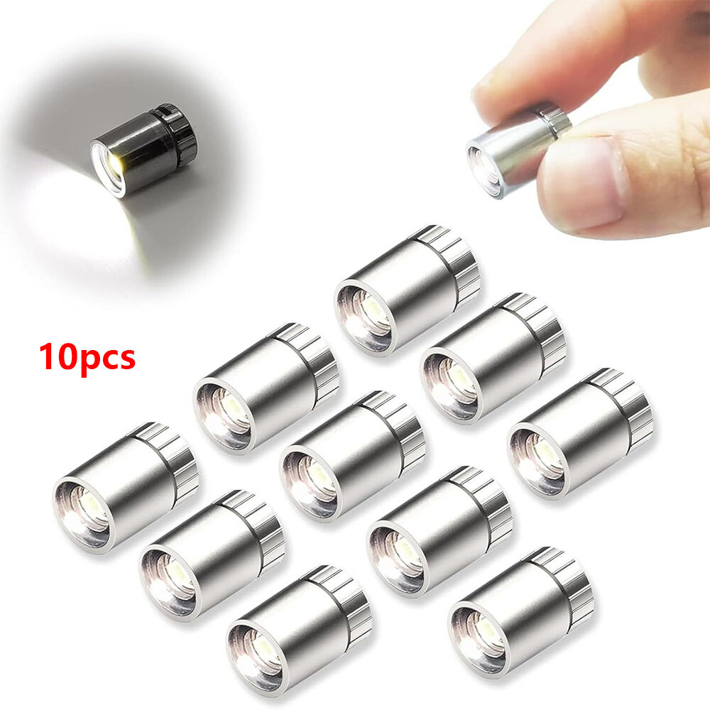 10шт Микро-Мини-Светодиодных Фонарей Подходят Для Украшения Кукольных Домиков, Поделок Своими Руками