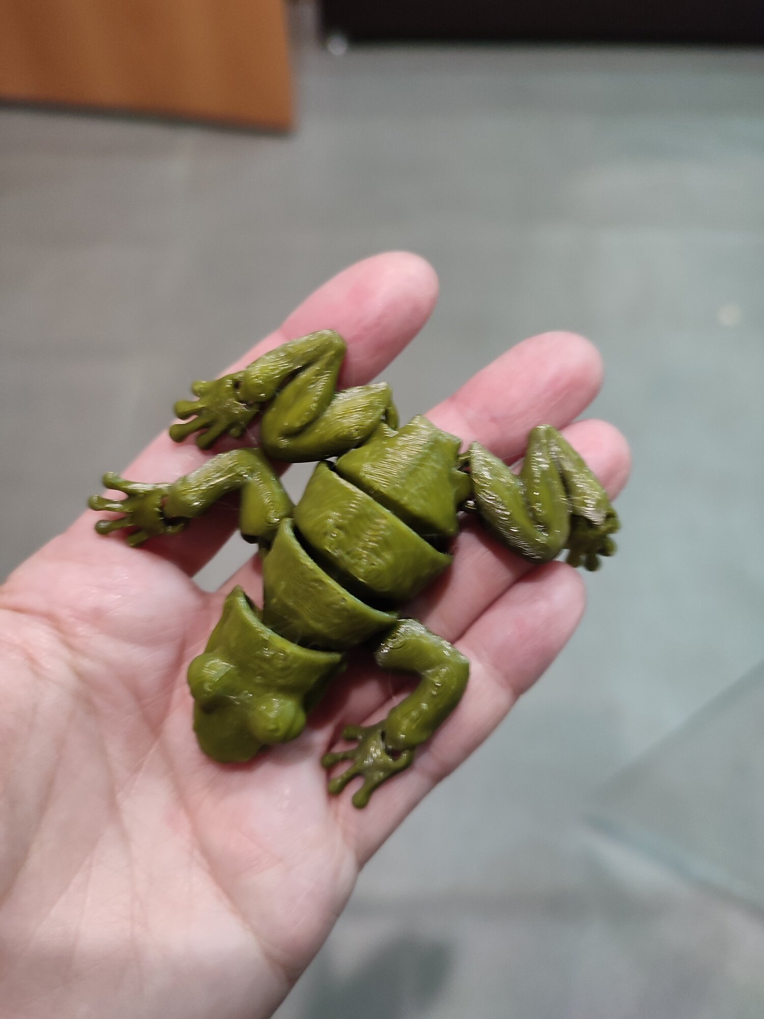 Игрушка-антистресс "лягушка", 3D-печать, пластик