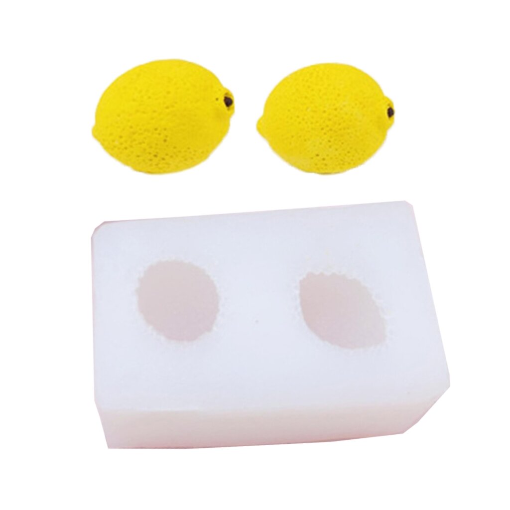 Мини-имитация фруктов карамбола лимон Дыня виноград силиконовая форма-30