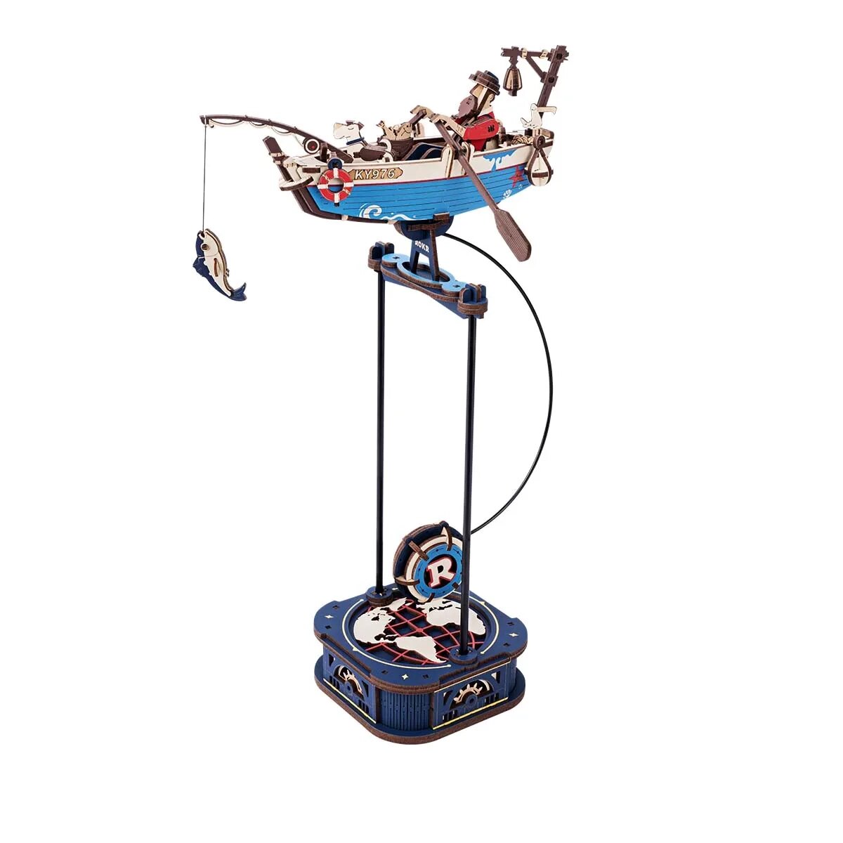 Деревянный конструктор Капитан Фишер MCD02 (ROKR)