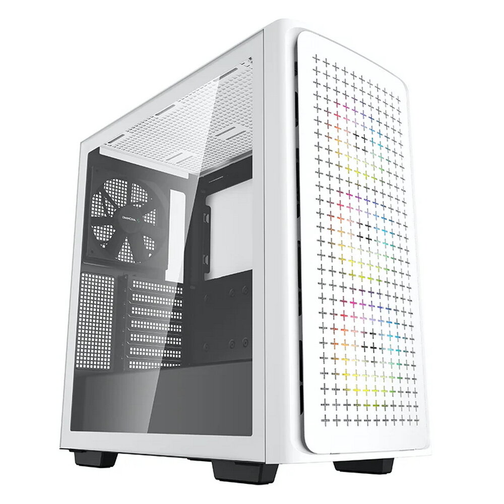 Корпус для ПК Deepcool CK560 WH | Mid-Tower, E-ATX, USB3.0X2, USB-C X1, AudioX1, 3.5"X2, 2.5"X2, CPU Height 175mm, VGA max 380mm white, TG (714835) уц-5-1