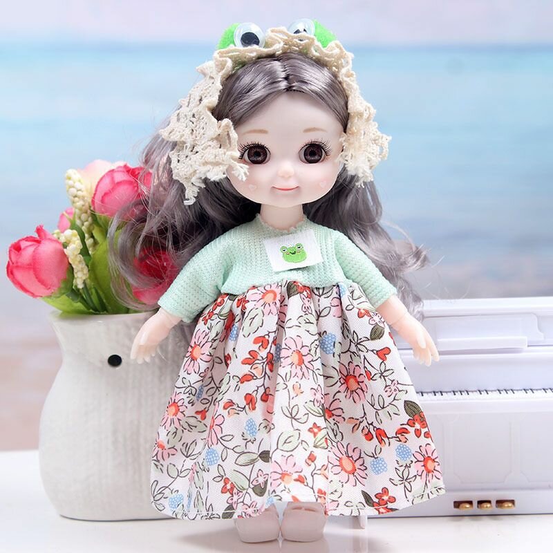 Кукла шарнирная BJD маленькая подарочная мини Игрушка для девочки 16 см