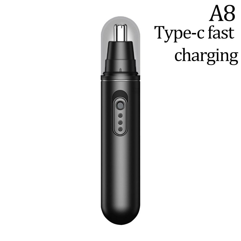 Электрический триммер для волос в носу для мужчин, перезаряжаемые ножницы для волос в носу