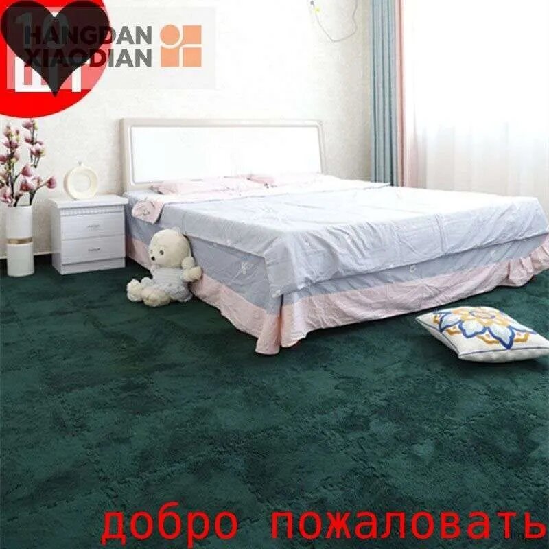 Модульная ПВХ плитка, Флокирование, 300 х 300 мм, 10 штук, для дома