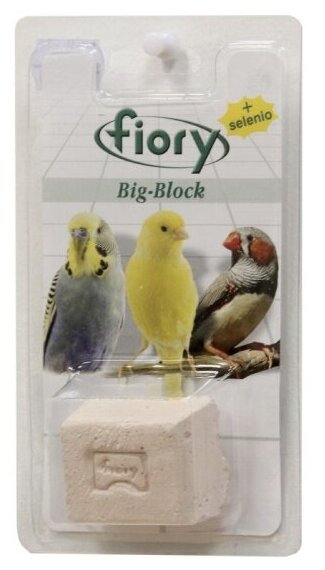 Био-камень для птиц Fiory Big-Block с селеном 55 г