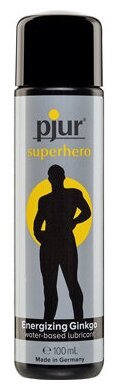 92639 pjur Superhero Energizing Glide, 100 мл. Лубрикант, усиливающий эрекцию