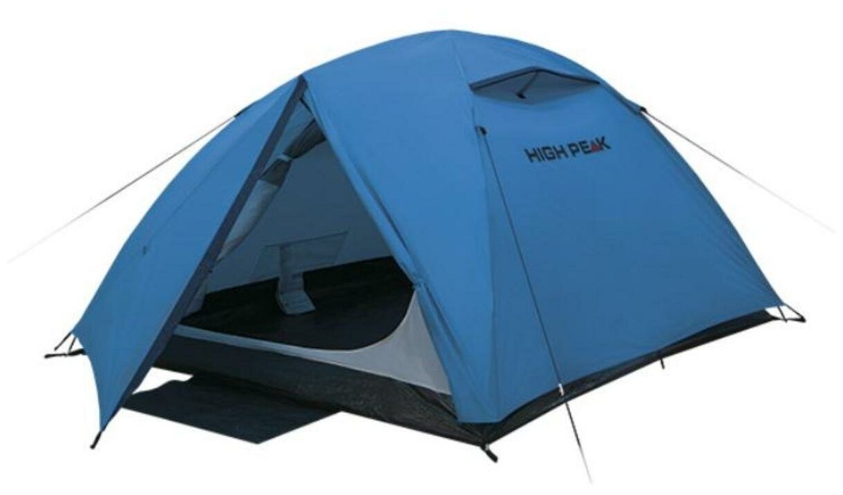 Палатка High Peak Kingston 3 синий, 190х110х220 см, 10300