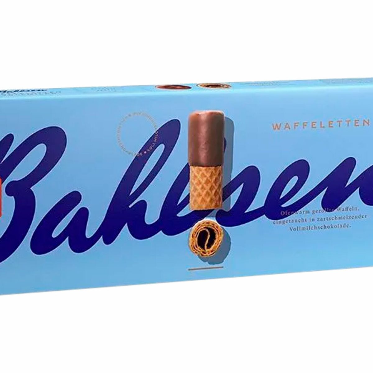 Вафельные трубочки BAHLSEN "Waffeletten" в молочном шоколаде 100г, германия