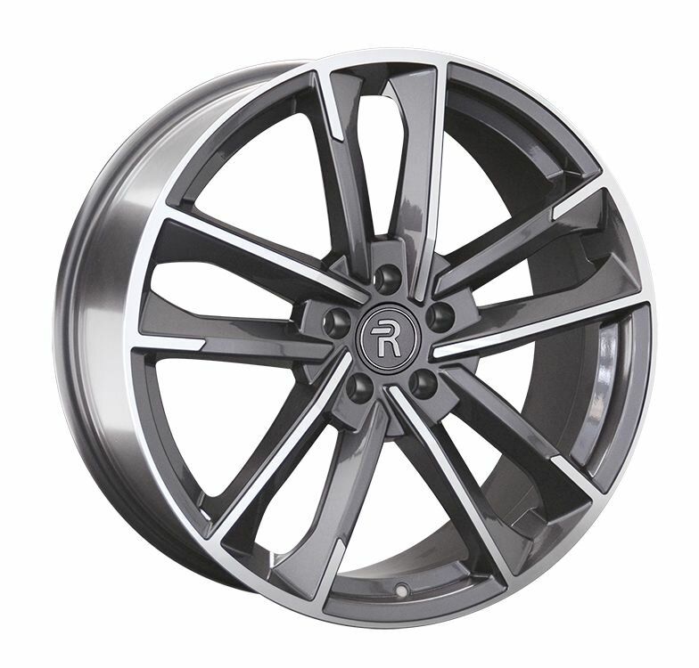 Колесный диск Replay A227 19x8.5" PCD5x112 ET20 D66,6темно-серый глянцевый с полированными лучами