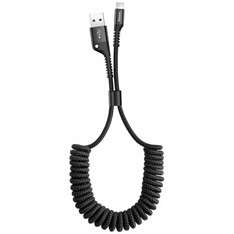 Кабель для компьютерной периферии USB 2.0 Type-A/Apple Lightning, 1 м, черный