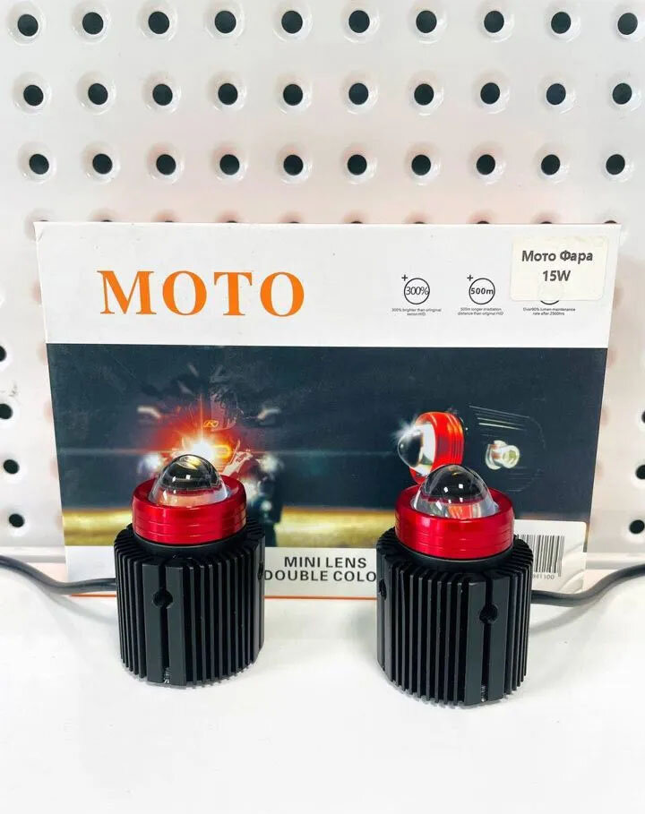 LED светодиодные фары 12/24В для мотоцикла