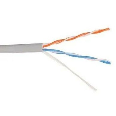 Кабель UTP 5E Eletec 2x2xAWG24, эконом, 305 м, ССA (медь 30%) 06-620