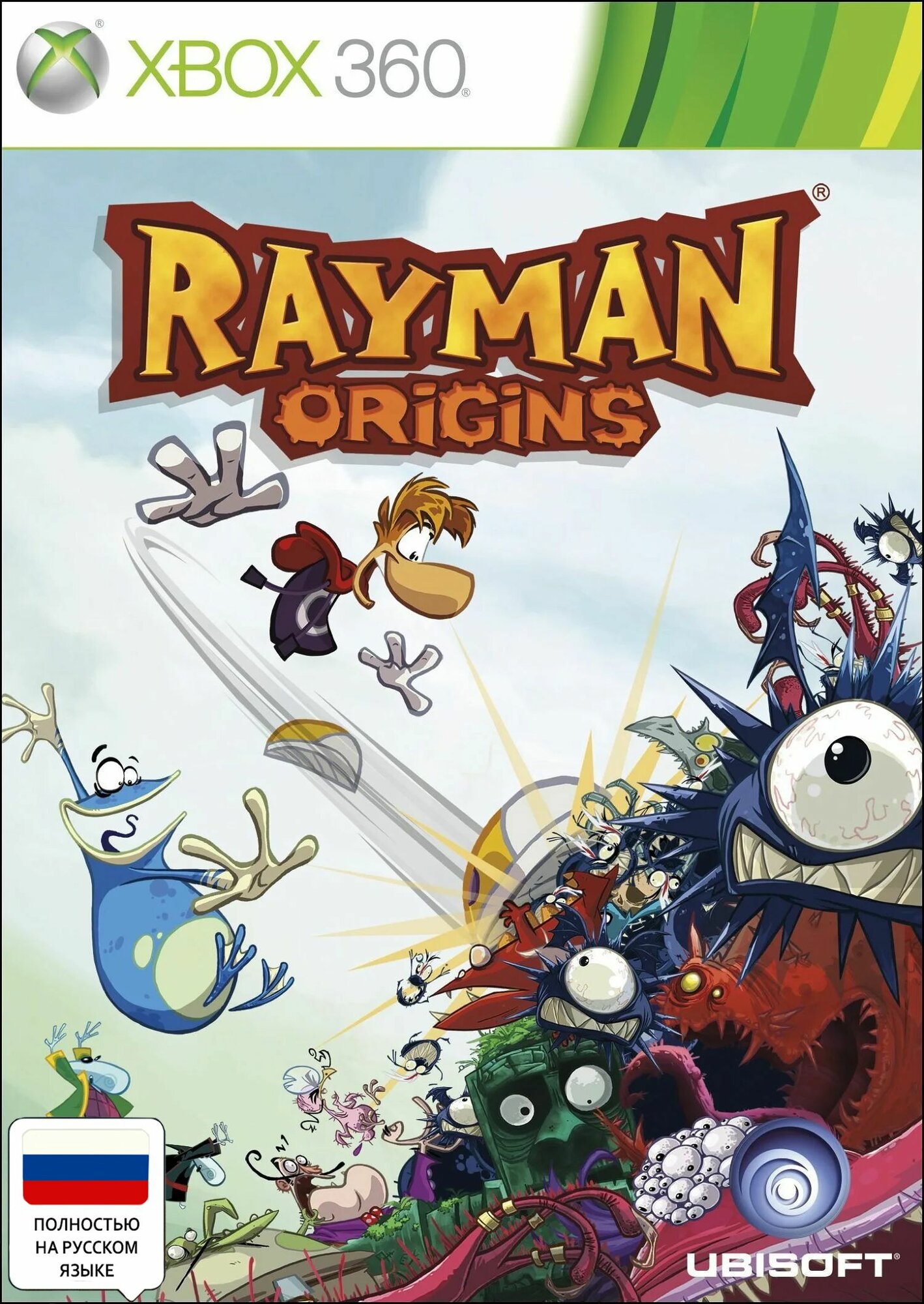 Rayman Origins Полностью на русском Видеоигра на диске Xbox 360