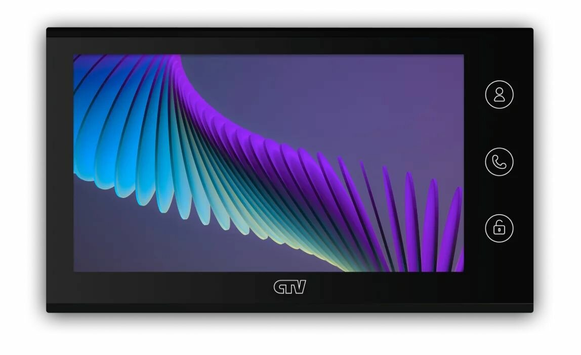 CTV-M5700 (черный) монитор видеодомофона с Wi-Fi