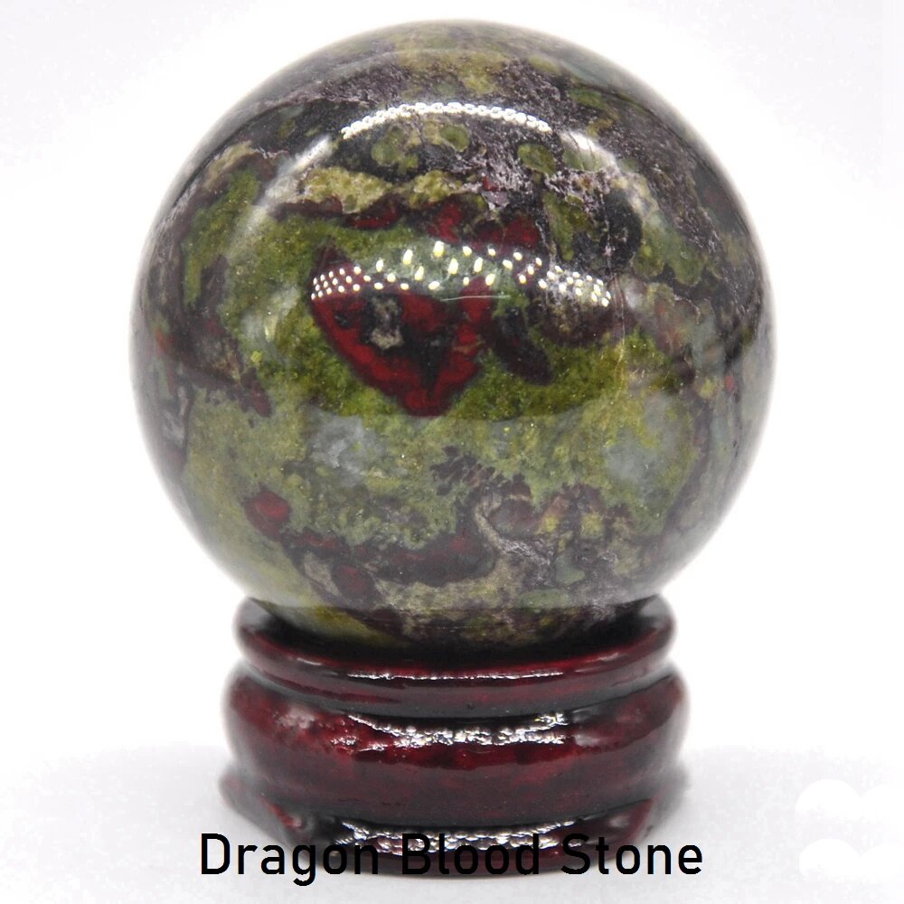 Сфера из драгоценных камней 40 мм Dragon Blood Jasper