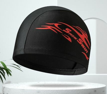 Шапочка для бассейна, для плавания тканевая на резинке для девушек, женщин и подростков