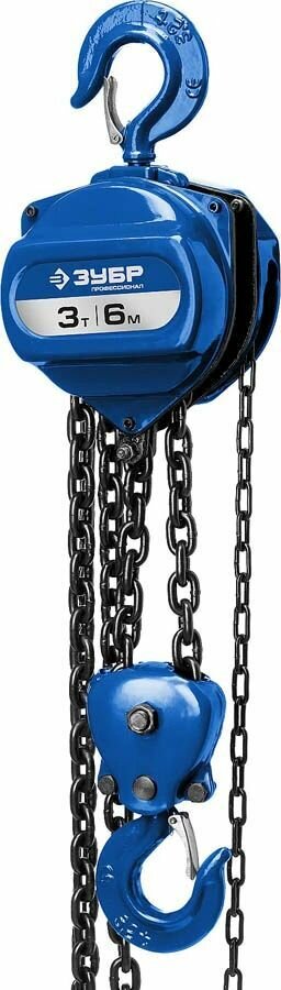 Таль цепная шестеренная 3 т 6 м Зубр эксперт 43082-3