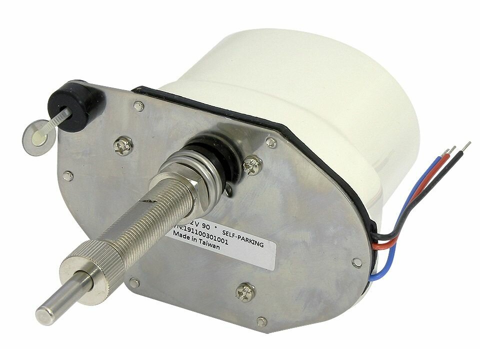 Электропривод стеклоочистителя TMC-301, 90 градусов, 12 В, в метал. корпусе для лодки, катера, яхты