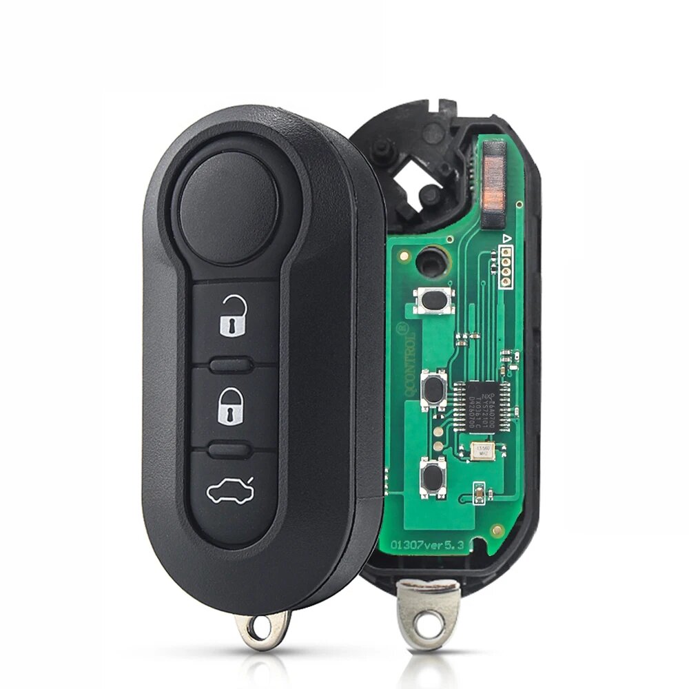 KEYYOU Smart дистанционный ключ-брелок от машины 433 МГц PCF7946 для Fiat 500L MPV Ducato Citroen Jumper Peugeot Boxer Marelli / Delphi BSI System Model 1, Marelli BSI