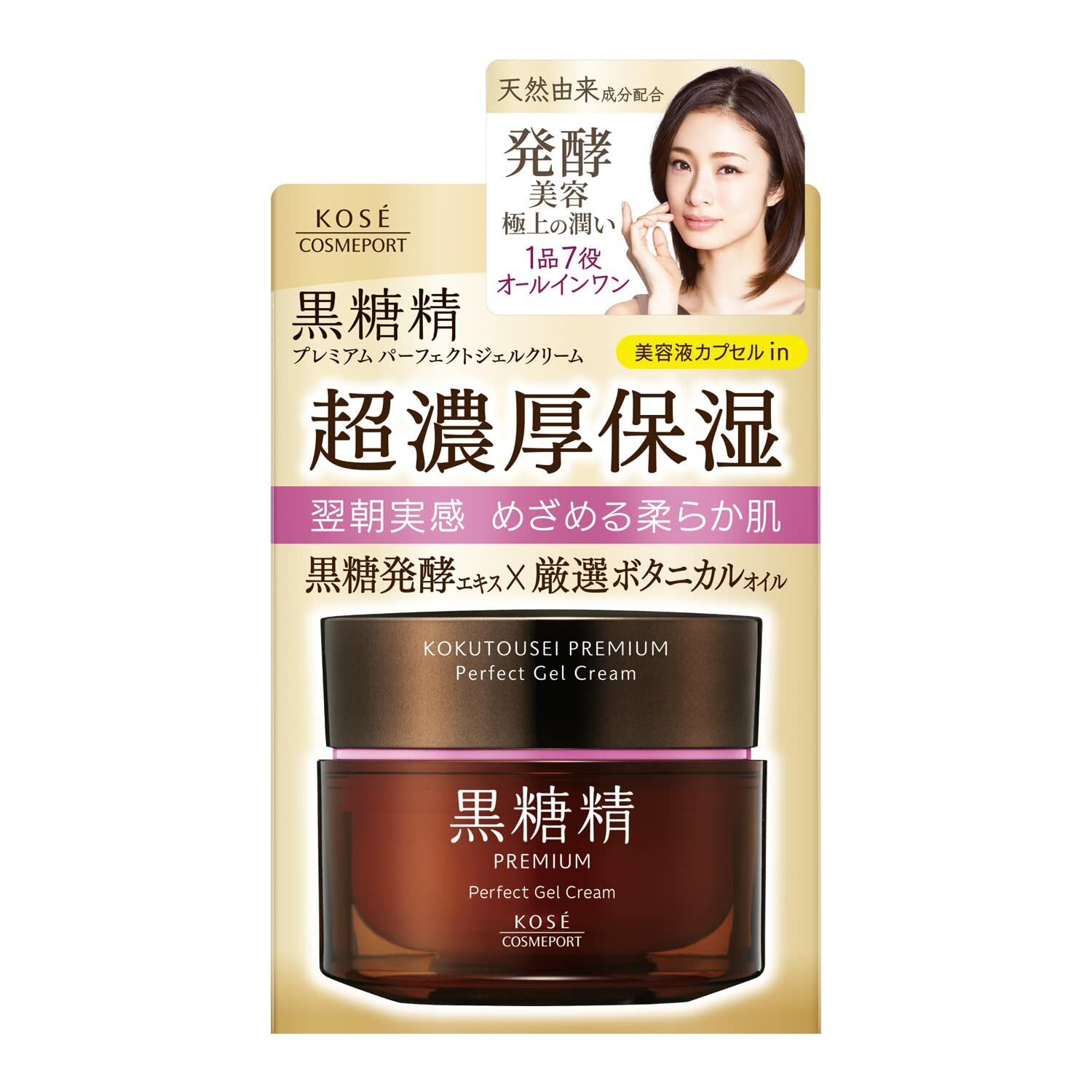Крем-гель для лица KOSE KOKUTOUSEI PREMIUM Perfect лифтинг с эффектом стягивания пор,100гр