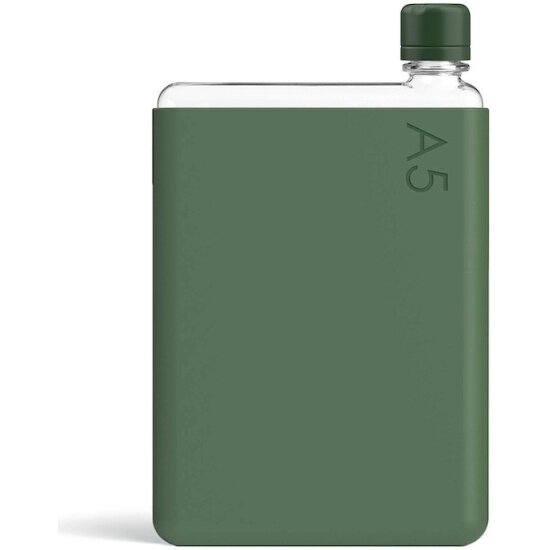 Бутылка Memobottle с силиконовым чехлом A5, зеленый