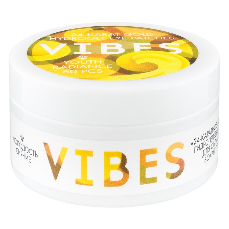 Вайбс Патчи Для Глаз 24-Каратное Золото №60