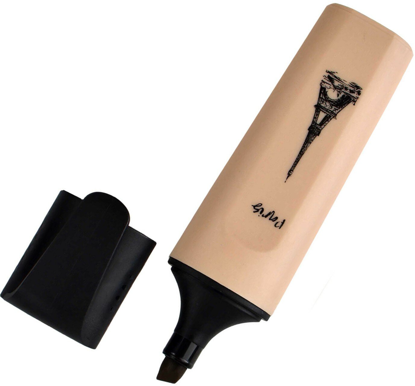 Текстовыделитель Париж, бежевый